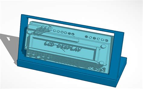 3d Design Lcd Display Tinkercad