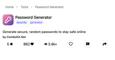Password Generator Combokitnet Generate Secure Random Passwords