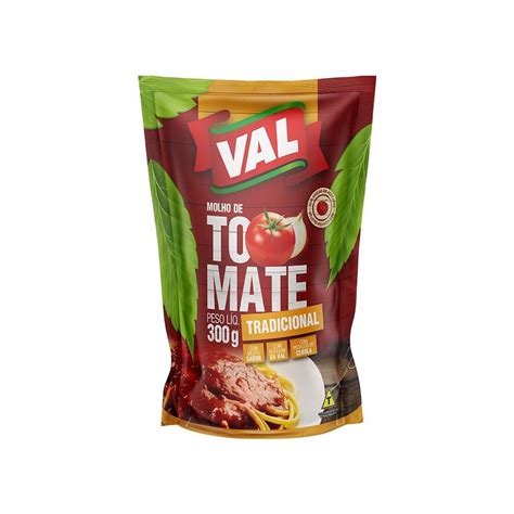 Molho De Tomate Tradicional Val 300g Fortali Distribuidora De