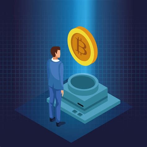 Premium Vector Bitcoin Cryptocurrency Technology