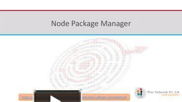 An Introduction Of Node Package Manger NPM Presentation Free To