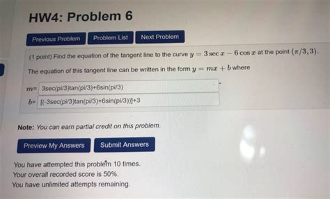 Solved Hw4 Problem 6 Previous Problem Problem List Next