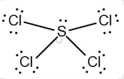 Draw Lewis Structure Of Scl4