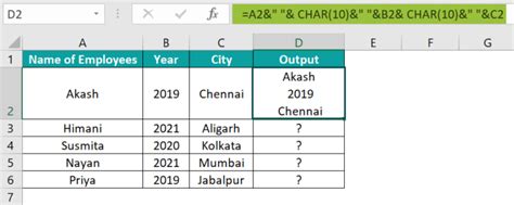 Carriage Return In Excel Cell Formula How To Insert Remove