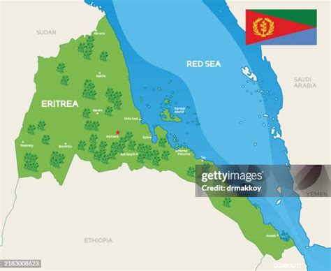 Eritrea Map High Res Vector Graphic Getty Images