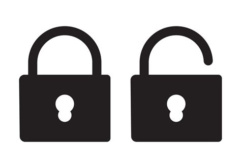 Black Lock Clip Art