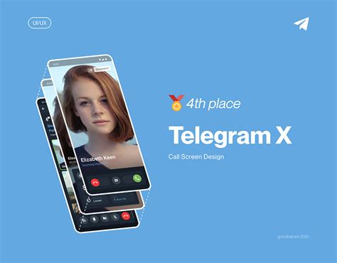 Telegram X Android Call Screen Design Contest Behance