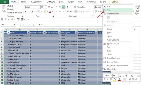 Cara Copy Tabel Dari Excel Ke Word Berbentuk Gambar Kusnendar