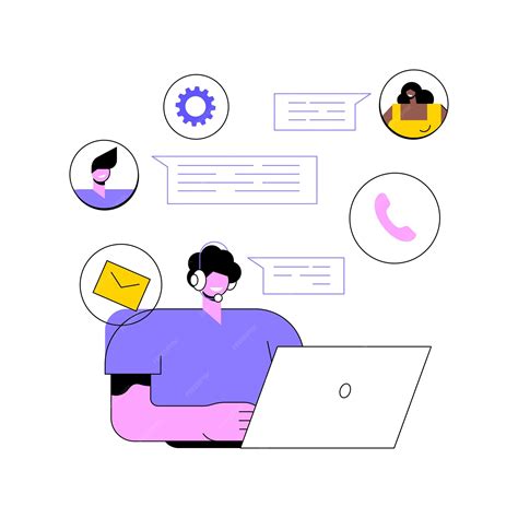 Premium Vector Customer Support Abstract Concept Vector Illustration