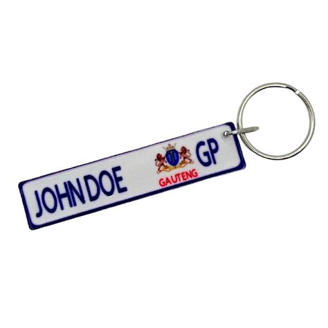 Gp Number Plate Key Ring Matazay Personalized