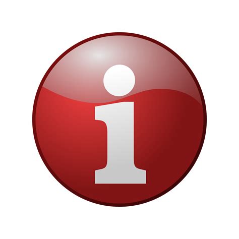 Clipart Info Red