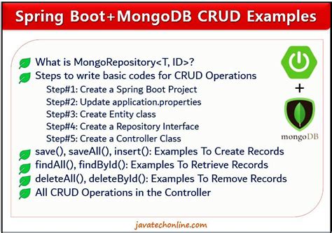 Java Programmers Spring Bootmongodb Crud Example Facebook