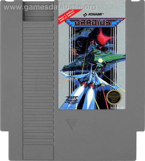 Gradius Nintendo NES Artwork Cartridge