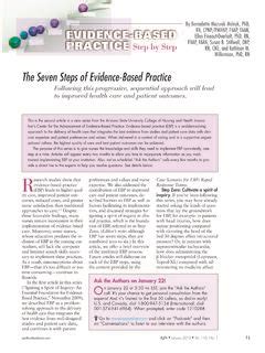 The Seven Steps Of Evidence Based Practice The Seven Steps Of Evidence Based Practice Pdf