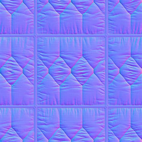 Blue Scifi Padded Walls Pbr Texture