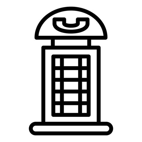 Premium Vector Vector Design Phone Booth Icon Style
