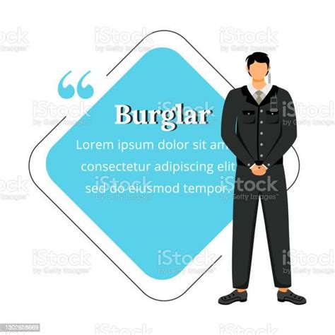 보안 가드 플랫 컬러 벡터 문자 따옴표 도난 방지 예방 조치 보디 가드 감독 인용 빈 프레임 템플릿 음성 거품 견적 빈 텍스트