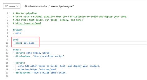 Azure Verified Module Cicd Self Hosted Agents