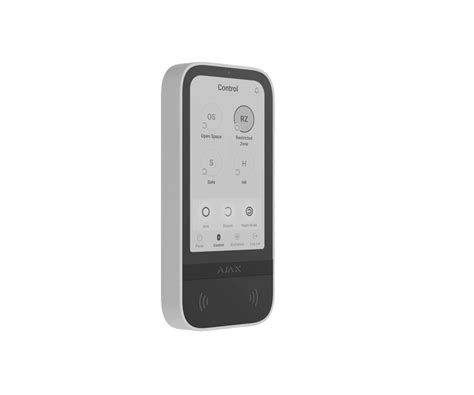 Ajax Ips Touchscreen Wireless Keypad White