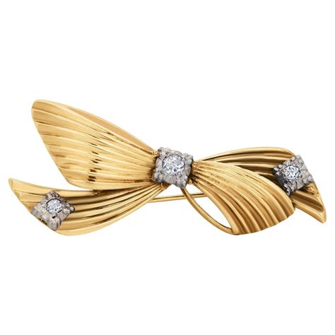 Vintage Tiffany And Co 14k Yellow Gold Infinity Love Knot Pin Brooch