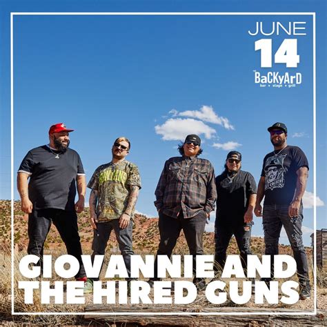 Giovannie And The Hired Guns In The Backyard The Backyard Bar Stage And