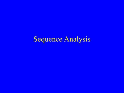 Ppt Motif Analysis Framework For Sequence Families Insights For Gene Expression Control