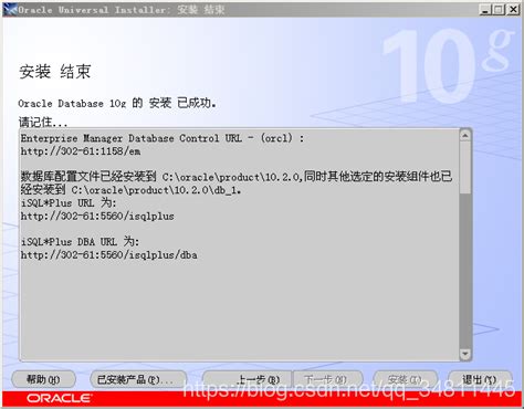Oracle 10g安装指导oracle10安装时口令 Csdn博客