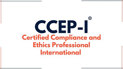 Ccep I® Certified Compliance And Ethics Professional International Cmti