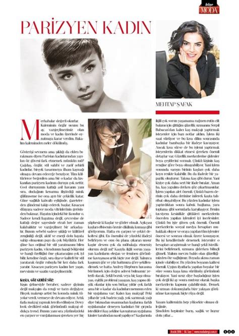 Parİzyen Kadin Moda Dergİ