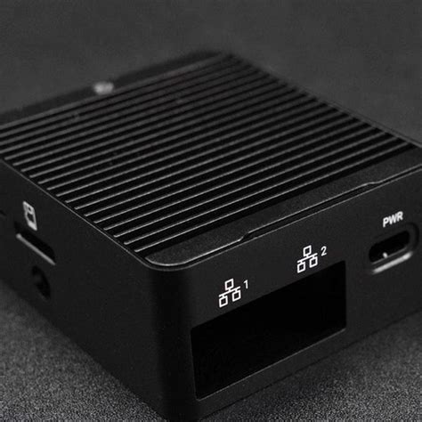 Aluminium Cooling Case With Heat Sink For Cm4 Iot Router Carrier Board The Pi Hut