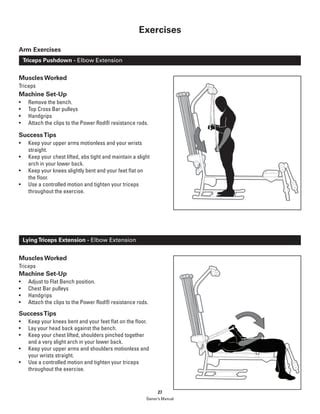 Bowflex Pr1000 Home Gym Exercises And Manual Pdf