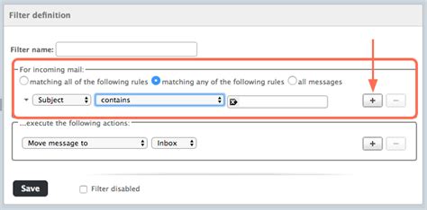 Sorting Emails With Sieve Filtering