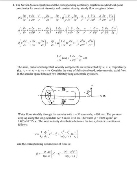 Solved 1 The Novicr Stodes Eguations And The Conespenting