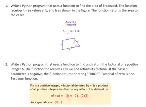 Solved Write A Python Program That Uses A Function To Chegg