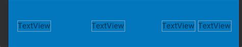Android In Constraint Layout Is It Possible To Put 4 Textviews In A