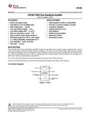 LMC Datasheet PDF Operational Amplifiers General Purpose AiEMA