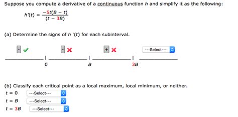 Solved Suppose You Compute A Derivative Of A Continuous Chegg