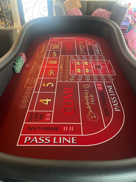 Ats All Tall Small And Hop Bets Craps Table Rubber Diamond Walls And