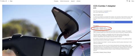 Tesla Announces Hefty Retrofit Price For Old Vehicles To Use Ccs Adapter Electrek