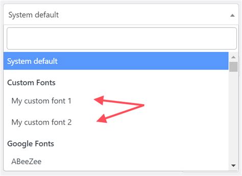 Pro Custom Fonts In Sydney Pro Athemes Knowledge Base