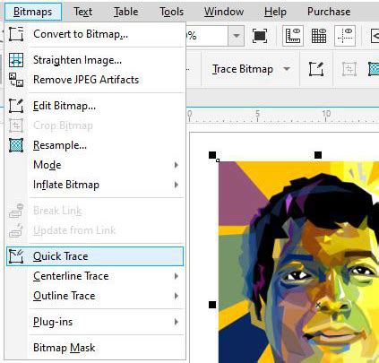 COREL DRAW Konversi Digital Bitmap Ke Digital Vector Secara Cepat