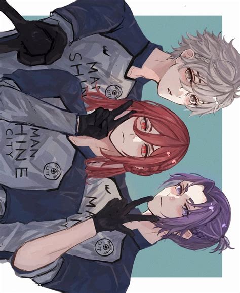 Nagi Seishirou Mikage Reo And Chigiri Hyoma Blue Lock Drawn By