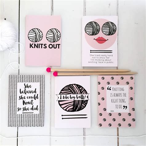 Knitters Knitting Notebook A5 Journal Knitting Gift By Kelly Connor Designs