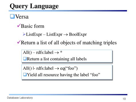 ppt a comparison of rdf query language powerpoint presentation free