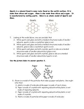 MS PS1 1 Test 10 State Test Questions With Answer Key By Vince Endris