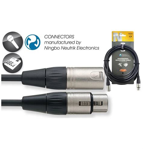 Kabel Mikrofonowy Stagg Nmc6 Xx 6 M Xlr Neutrik Professional Stagg