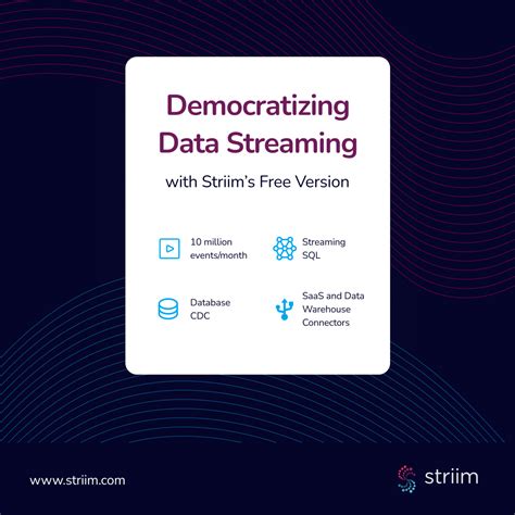 Democratizing Data Streaming With Striim Developer Striim