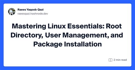 Learn Essential Linux Topics Day 4 Raees Yaqoob Qazi Ryqs Posted