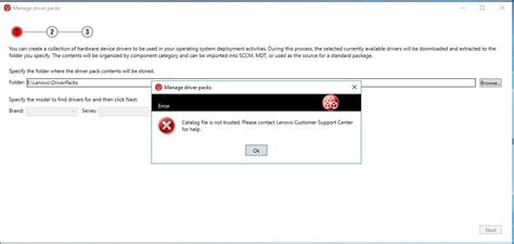 Update Retrieve Error Catalog File Is Not Trusted English Community