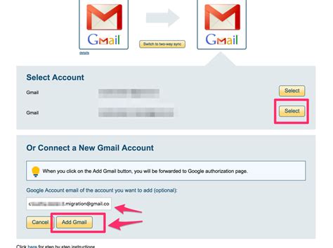 how to migrate a label from one gmail account to another using cloudhq